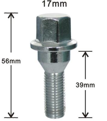 China Universal Auto Alloy Wheel Accessories Bolts Hardware for sale