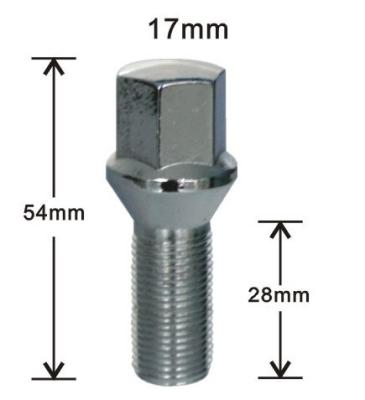 China Universal Auto Alloy Wheel Accessories Bolts Hardware for sale