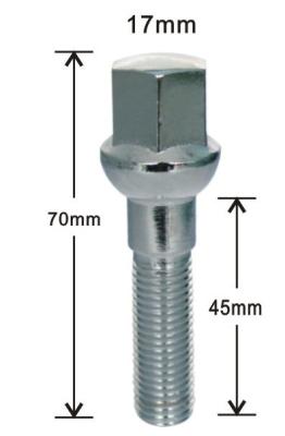 China Universal Auto Alloy Wheel Accessories Bolts Hardware for sale