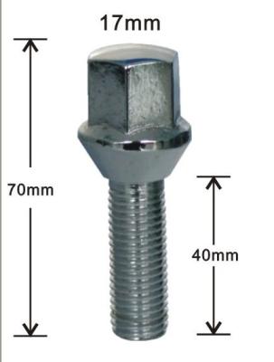 China Universal Auto Alloy Wheel Accessories Bolts Hardware for sale