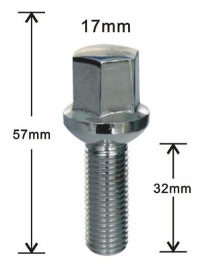 China Universal Auto Alloy Wheel Accessories Bolts Hardware for sale