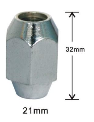 China Car Alloy Wheel Nut 32mm * 21mm for sale