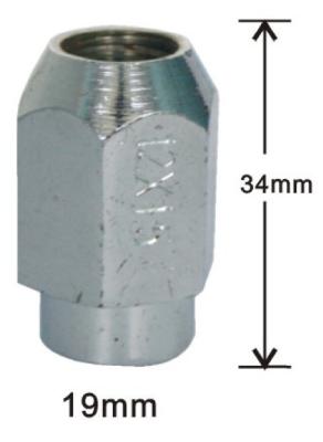 China Car Alloy Wheel Nut 34mm * 19mm for sale