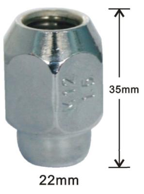 China Car Alloy Wheel Nut 35mm * 22mm for sale