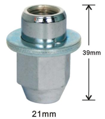 China Car Alloy Wheel Nut 39mm * 21mm for sale