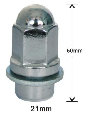 China Car Alloy Wheel Nut 50mm * 21mm for sale