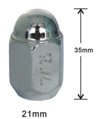 China Car Alloy Wheel Nut 35mm * 21mm for sale