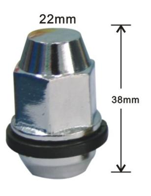 China Car Alloy Wheel Nut 22mm * 38mm for sale