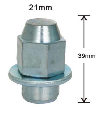 China Car Alloy Wheel Nut 21mm* 39mm for sale