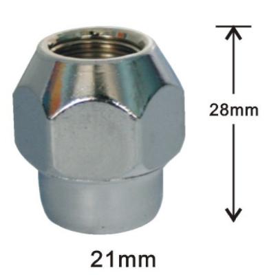 China Car Alloy Wheel Nut 28mm* 21mm for sale