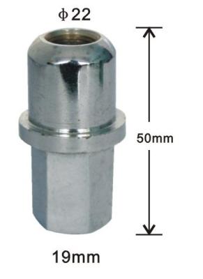 China Car Alloy Wheel Nut 50mm* 19mm for sale