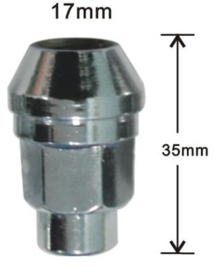 China Car Alloy Wheel Nut 35mm * 17mm for sale