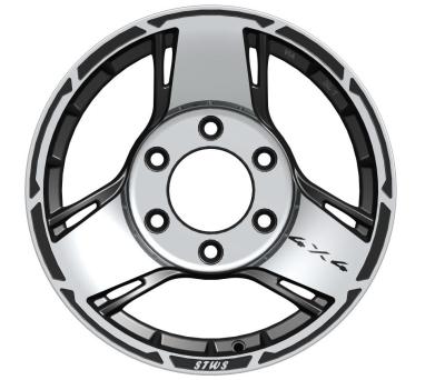 China Aftermarket 6 Hole 15 Inch Alloy Wheels For Cars 15*7 for sale