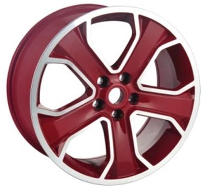 China 20x9.5 45 ET Red Full Painted 20 Inch Alloy Wheels For Automobile for sale