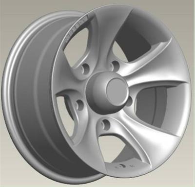China 15x8.0 4x4 Alloy Wheels, 5 Hole 111 CB V-CH Chrome Alloys Wheels KIN-975 for sale