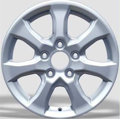 China 5 Hole 15 / 16 Inch Alloy Wheels, 16x6.5 15x6.0 Car Wheel Customized for sale