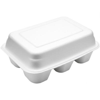 China Custom White Molded Pulp Packaging for Tobacco Products - 100% Renewable Fiber, Clamshell Design for sale