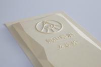 China Custom Embossed Molded Pulp Packaging Trays - Eco-Friendly Wine Packaging with Wet Press Technology for sale