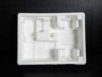 China Sustainable Molded Pulp Packaging 0.8mm White Protective Inserts - 100% Recycled Fiber Custom Boxes for sale