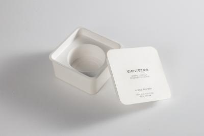 China Custom Molded Pulp Packaging Box 2.0mm Thick | Rigid Sugarcane Fiber Eco-Friendly Container for sale