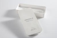 China Green Molded Pulp Box with 2.0mm Thickness - Customizable Sustainable Packaging Made from Bamboo Fiber for sale