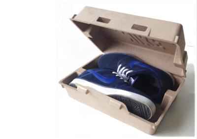 China 1.5mm Sustainable Molded Fiber Shoe Box - 100% Plastic-Free Packaging with 1.5-3.0mm Wall Thickness for sale