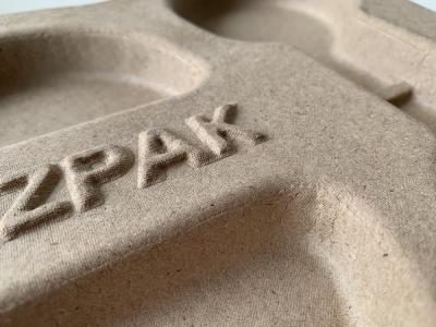 China Embossing Molded Fiber Packaging Transfer Molded Pulp Insert 1.5mm Thickness - Custom Logo Eco-Friendly for sale