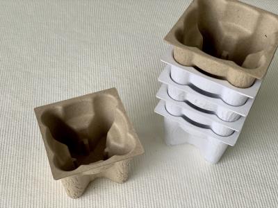 China ODM Wine Pulp Bottle Shippers 1.5-3.0mm Thickness 100% OCC Recyclable Sustainable Packaging for sale