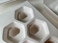 China RoHS Thermoformed Paper Trays 0.6-3.0mm Molded Pulp Packaging for Smart Home Kits for sale