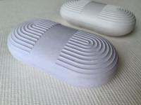 China Wet Press Molded Pulp Clamshell Packaging 1.0mm Thick Biodegradable Fiber Box Custom Design for sale