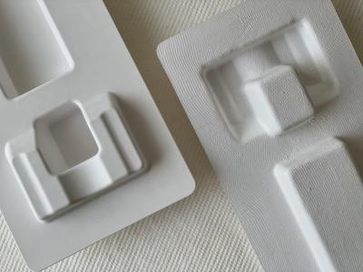 China Thermoformed Molded Pulp Trays - 1.0mm Thickness Custom Sustainable Packaging with Smooth Surface for sale
