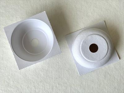 China Wet Press Molded Pulp Trays 0.6-0.8mm Thickness with Ripple Texture - Sustainable Recycled Bamboo & Bagasse Packaging for sale