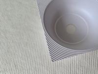 China Wet Press Molded Pulp Trays 0.6-0.8mm Thickness with Ripple Texture - Sustainable Recycled Bamboo & Bagasse Packaging for sale