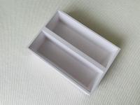 China Wet Press Molded Pulp Trays with V-Groove Living Hinge | 0.8-1.0mm Thickness | Sustainable Packaging for sale