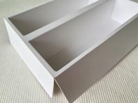 China Wet Press Molded Pulp Trays with V-Groove Living Hinge | 0.8-1.0mm Thickness | Sustainable Packaging for sale