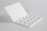 China Custom Sustainable Cosmetic Packaging - 1.6mm Thick Both Sides Smooth Molded Pulp with Bamboo Bagasse Materials for sale