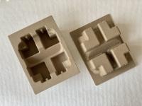 China Custom Dry Press Molded Pulp Packaging 2.5mm Thick 100% OCC Recycled Material for Electronics Protection for sale