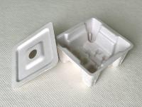 China Dry Press Molded Paper Pulp Boxes 1.5-3.0mm Thickness for Electronics Packaging for sale