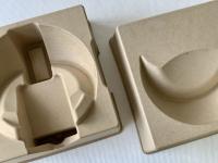 China OCC Pulp Molded Packaging Biodegradable Tray 1.0mm ThinWall Custom Recycled Material for sale