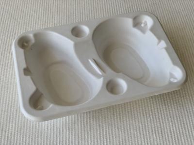 China 100% Recyclable Biodegradable Pulp Tray with 0.8mm Thin-Wall Paper-Based Construction for Sustainable Packaging for sale