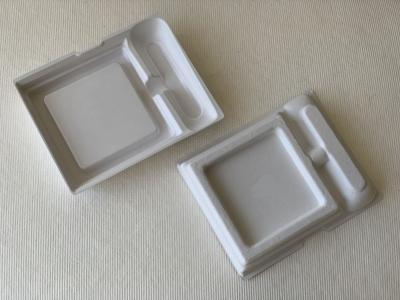 China Custom Sustainable Paper Tray Packaging 0.8-1.0mm Thick Made from 100% Renewable Virgin Fibers for sale