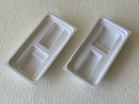 China Custom Sustainable Molded Pulp Packaging Inserts for Smartphones - 1.0mm Thickness Bamboo Bagasse Material for sale