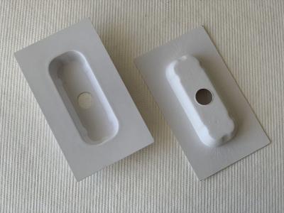 China Rigid Molded Paper Pulp Tray 1.0mm Thickness Smooth Surface REACH RoHS Approved Eco-Friendly Packaging for sale