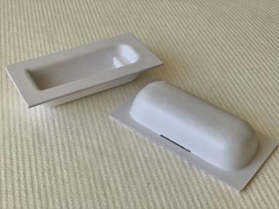 China Dual Thermoformed Molded Pulp Packaging 1.6-2.0mm Thick Super Rigid Eco-Friendly for sale