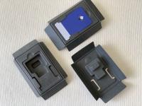 China Custom Molded Fiber Packaging 0.6-0.8mm Thickness for Credit Cards | Eco-Friendly Custom Design for sale