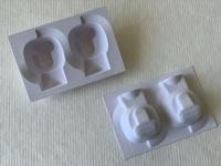China Thermoformed Biodegradable Pulp Tray 0.75mm Thick Smooth Rigid Recyclable Packaging for sale