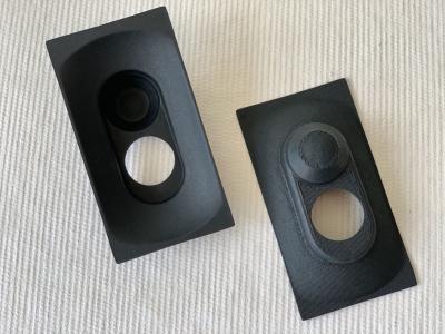 China Thermoformed Molded Pulp Packaging 0.8-1.0mm Thickness Smooth Rigid Eco-Friendly Custom Trays for sale