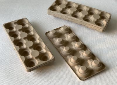 China 1.5mm Pulp Wine Shippers Boxes with Sustainable End Caps - Custom Size Eco-Friendly Packaging for sale
