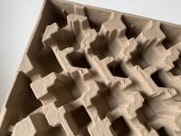 China ThickWall Dry Press Molded Pulp Packaging Inserts - 3.0mm Thickness, Eco-Friendly Custom Design for sale