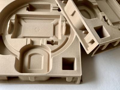 China 2.5mm Dry Press Molded Pulp Packaging for Robot Vacuum Cleaners - 100% Recyclable Sustainable Interior Protection for sale